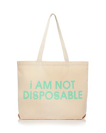 Twelve NYC Bloomingdale's 12 NYC I Am Not Disposable Tote - 100% ...