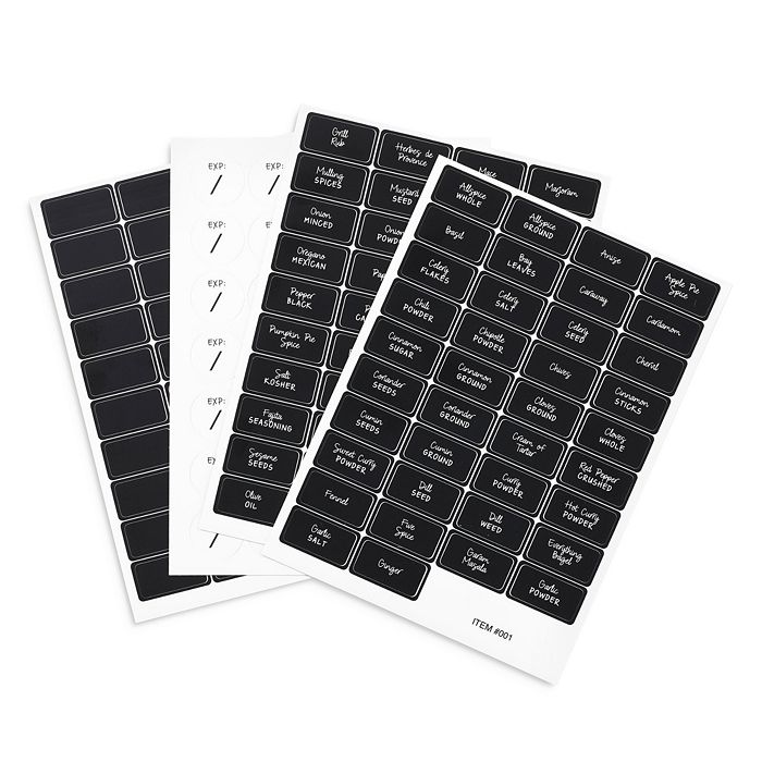 Neat Method Spice Label Set | Bloomingdale's