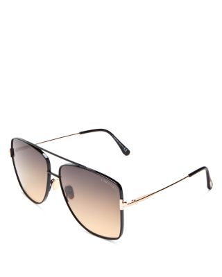 Click here for Tom Ford Reggie Brow Bar Aviator Sunglasses  61mm prices