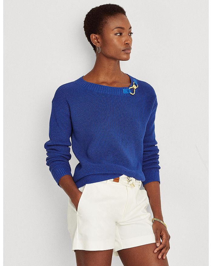 Ralph Lauren Ballet Neck Top | Bloomingdale's