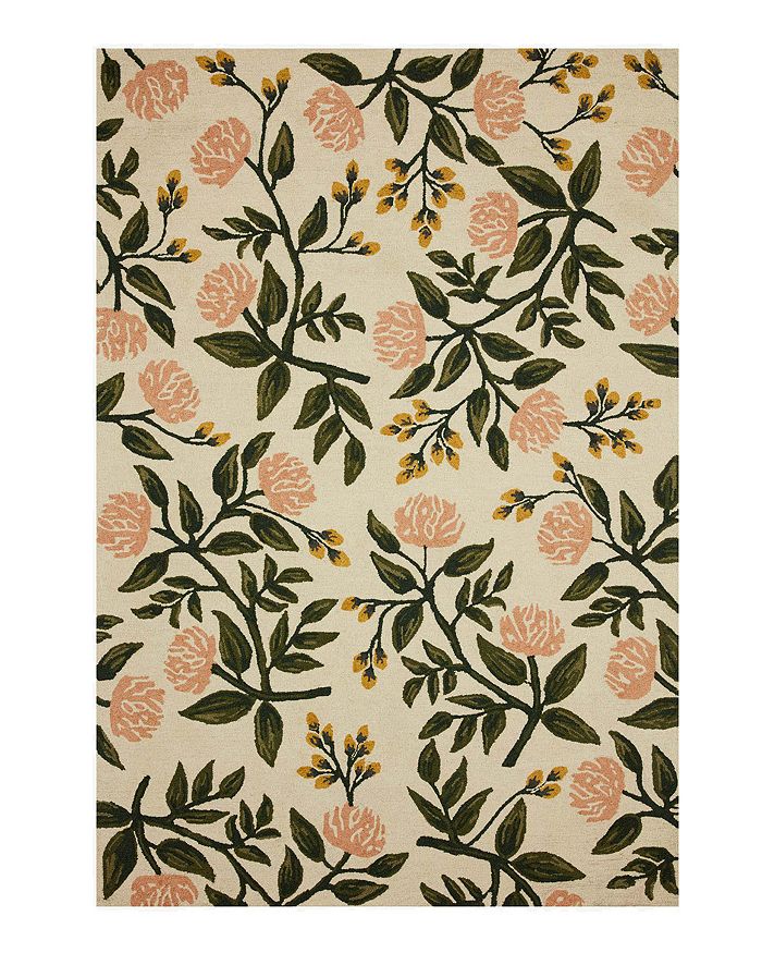 Rifle Paper Co. Joie JOI-03 Area Rug, 3'6" x 5'6" | Bloomingdale's