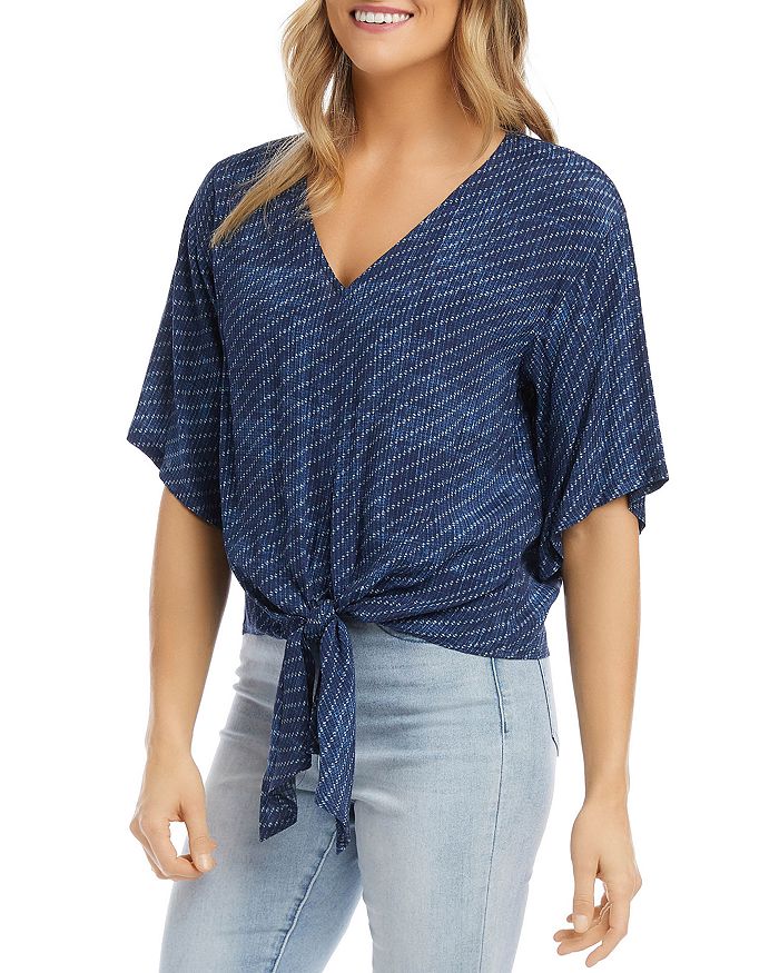 Karen Kane Tie Hem Top | Bloomingdale's