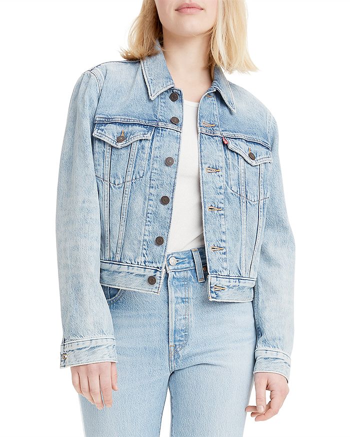Levi's Cropped Denim Trucker Jacket | Bloomingdale's