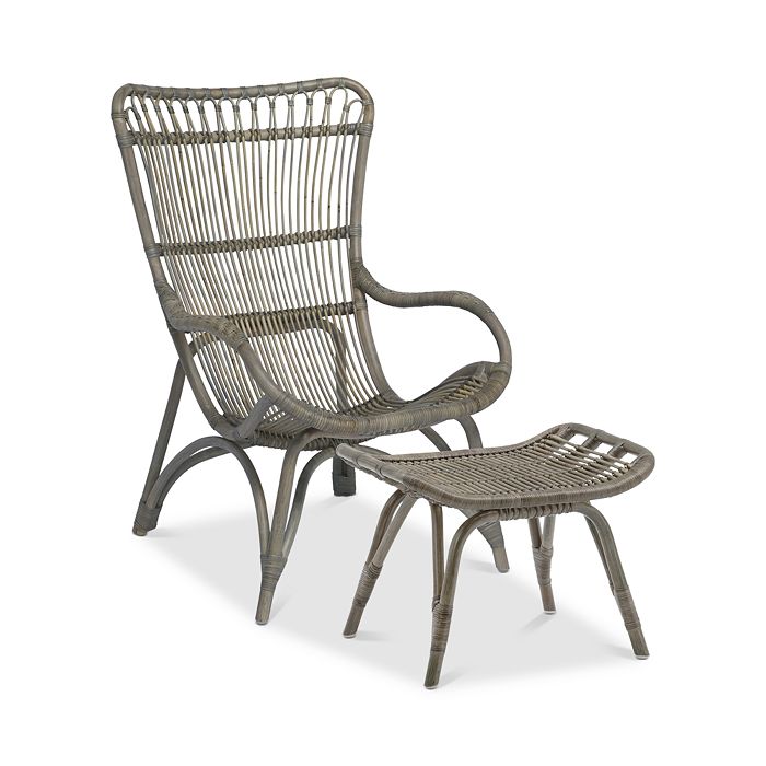 Sika Design Monet High Back Lounge Chair & Footstool | Bloomingdale's