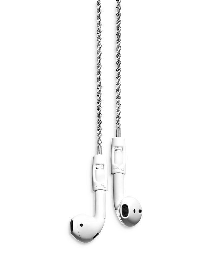 Tapper Air Pod/Air Pod Pro Rope Chain in Silver Plate | Bloomingdale's