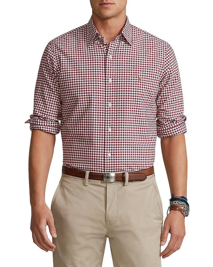 Polo Ralph Lauren Classic Fit Plaid Oxford Button Down Shirt ...