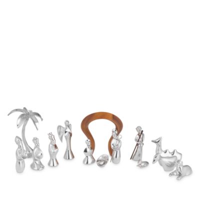 Nambé 14 Piece Mini Nativity Set | Bloomingdale's