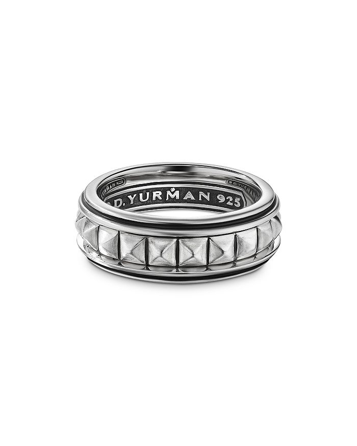 David Yurman Men's Sterling Silver Pyramid Band | Bloomingdale's