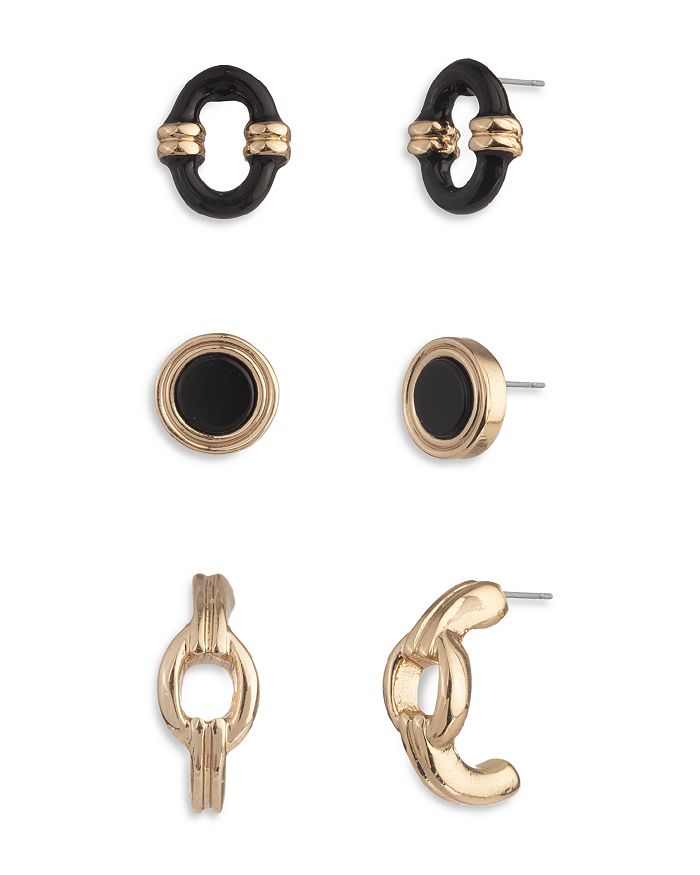 Ralph Lauren Link Stud Earrings, Set of 3 | Bloomingdale's