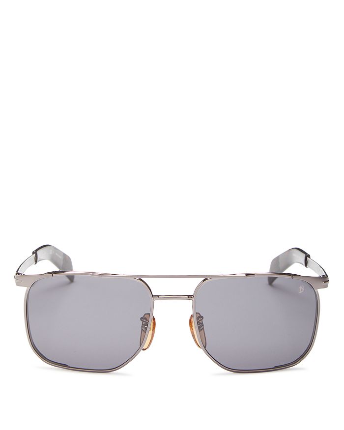 David Beckham Brow Bar Aviator Sunglasses, 56mm | Bloomingdale's