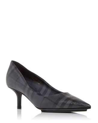 Burberry Women's Aubri Kitten Heel Pumps | Bloomingdale's