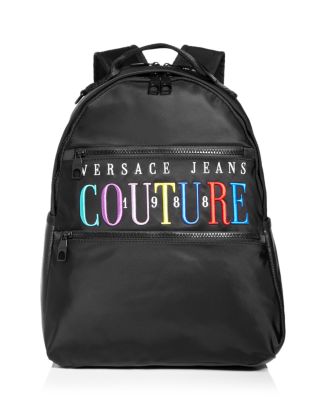 Versace Jeans Couture Embroidered Logo Backpack | Bloomingdale's