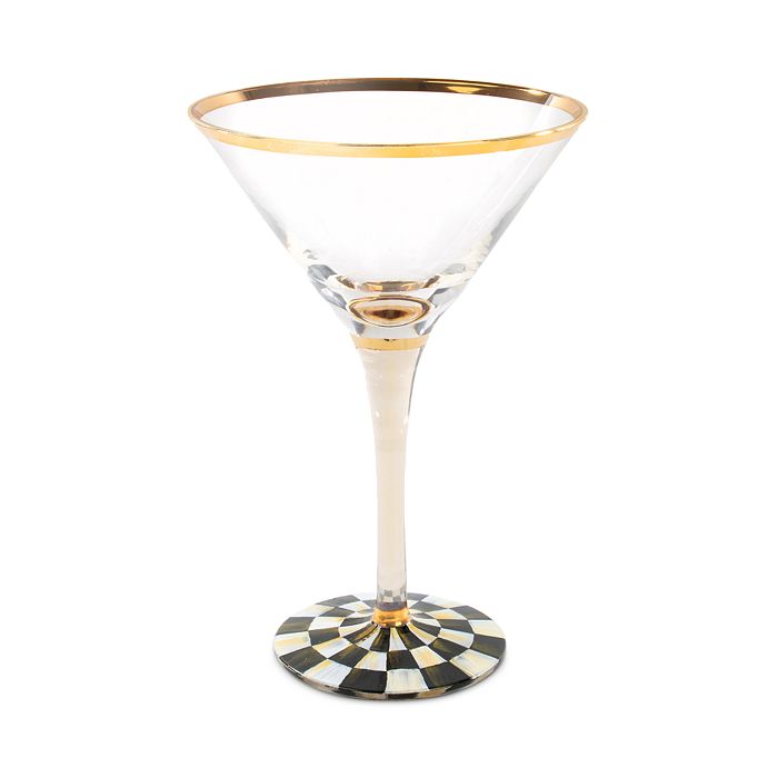 Mackenzie-Childs Courtly Check Martini Glass | Bloomingdale's