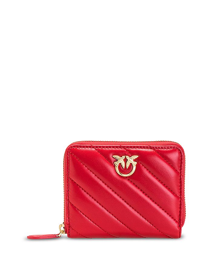 PINKO Taylor Quilted Nappa Leather Wallet | Bloomingdale's