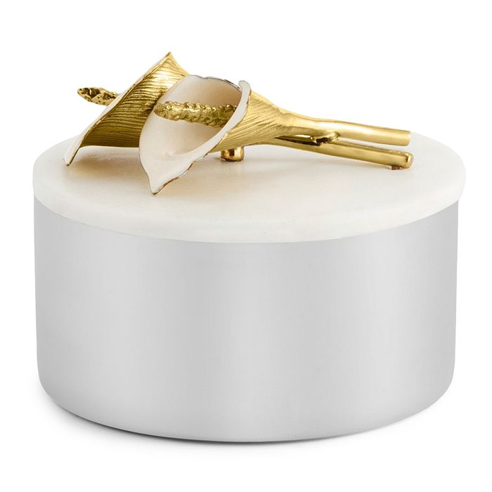 Michael Aram Calla Lily Marble Box | Bloomingdale's