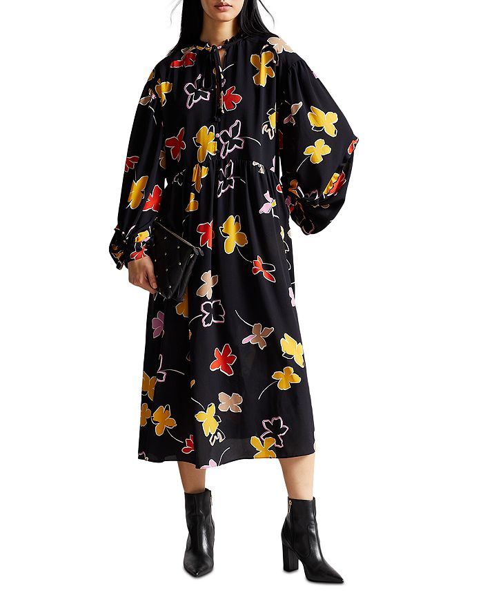 Ted Baker Yviee Balloon Sleeve Midi Dress | Bloomingdale's