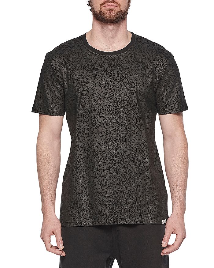 Eleven Paris Cotton Cracked Graphic Tee | Bloomingdale's