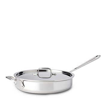 All-Clad All Clad Stainless Steel 3 Quart Sauté Pan with Lid ...