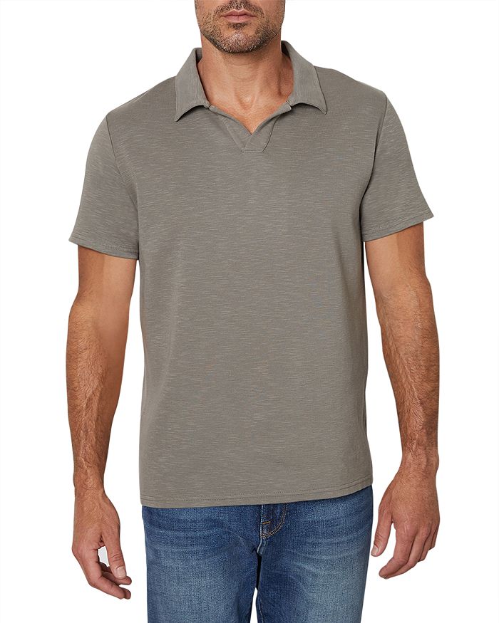 Velvet by Graham & Spencer Dilan Open Collar Polo Shirt | Bloomingdale's
