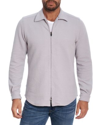 Robert Graham Roebuck Knit Zip Shirt Jacket | Bloomingdale's