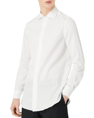 Emporio Armani Regular Fit Cotton Shirt | Bloomingdale's