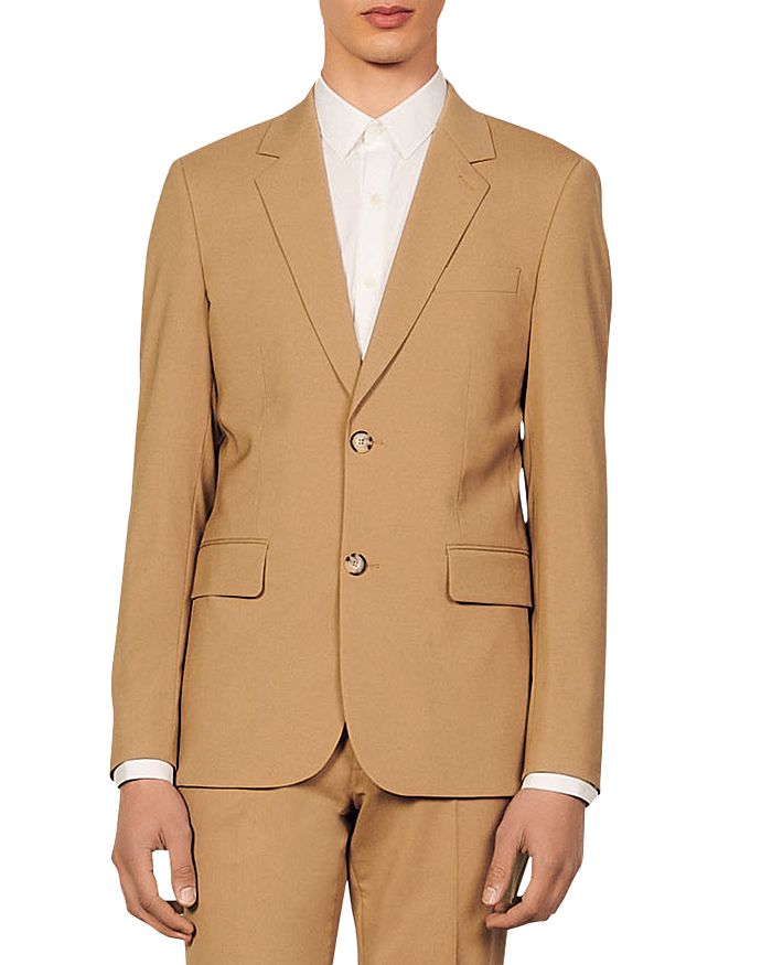 Sandro Formal Beige Suit Jacket | Bloomingdale's