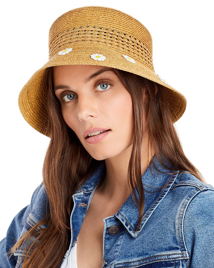 Carolyn Rowan Accessories Raffia Bucket Hat | Bloomingdale's