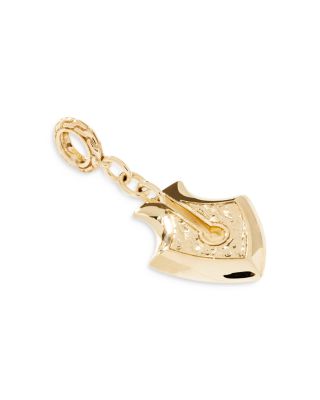 John Hardy 18k Yellow Gold Classic Chain Reticulated Arrow Amulet ...