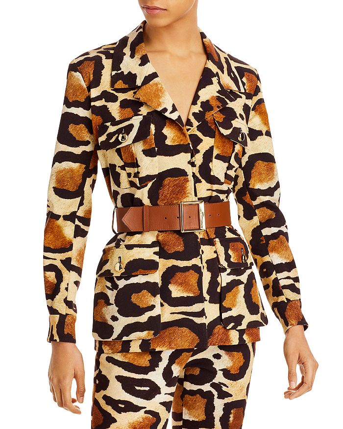Sergio Hudson Belted Safari Jacket | Bloomingdale's