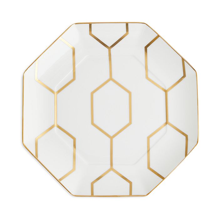 Wedgwood Geo Gold Accent Octagon Plate | Bloomingdale's