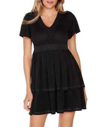 Belldini Embellished Tiered Dress | Bloomingdale's