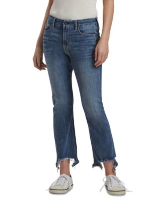 JEN 7 by 7 For All Mankind Jen 7 Kick Flare Leg Cropped Jeans in Sienna ...