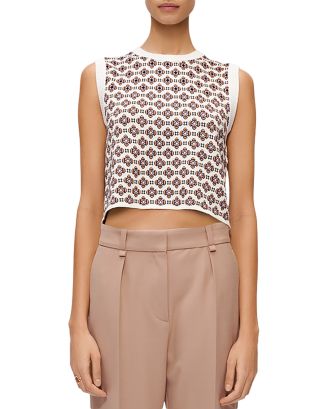 Maje Monoly Jacquard Sweater Vest | Bloomingdale's