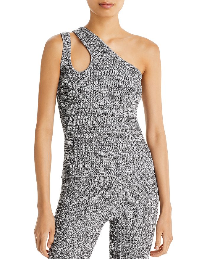 REMAIN Jeanne One Shoulder Marled Knit Top | Bloomingdale's