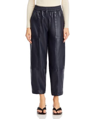 3.1 Phillip Lim 3.1 Philip Lim Faux Leather Cropped Pants | Bloomingdale's