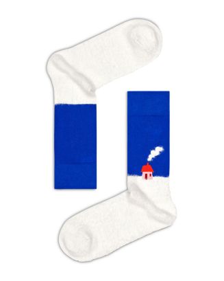 Happy Socks Welcome Home Crew Socks | Bloomingdale's