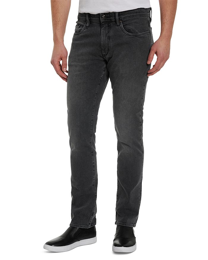Robert Graham Aldrin Slim Straight Jeans in Gray | Bloomingdale's