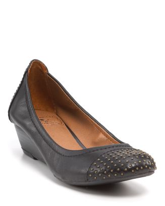Lucky Brand "Felony" Studded Demi-Wedges | Bloomingdale's