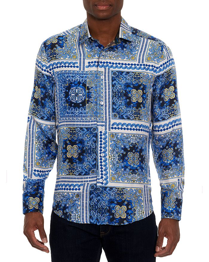 Robert Graham Onward Orion Limited Edition Mediterranean Tile Shirt ...