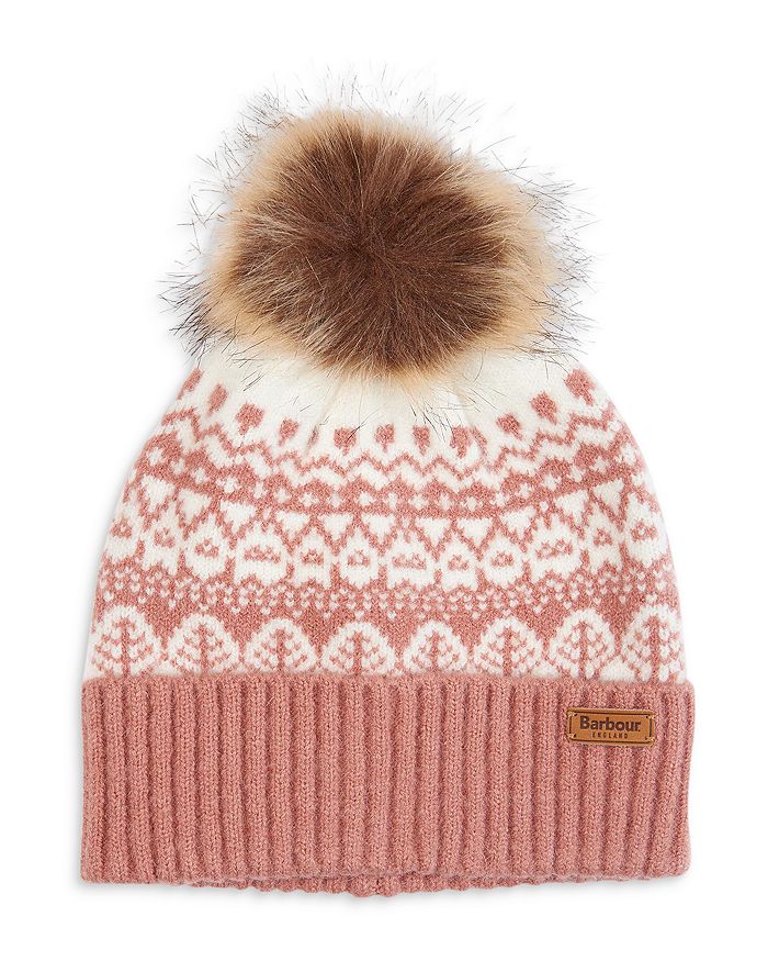 Barbour Alpine Fair Isle Pom Beanie | Bloomingdale's