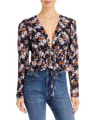 WAYF Sammie Floral Print Blouse | Bloomingdale's