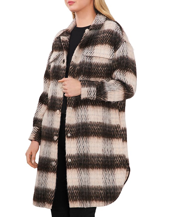 VINCE CAMUTO Plaid Shacket | Bloomingdale's