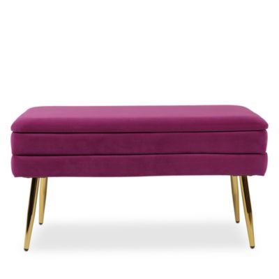 Click here for Tov Furniture Ziva Velvet Storage Bench prices
