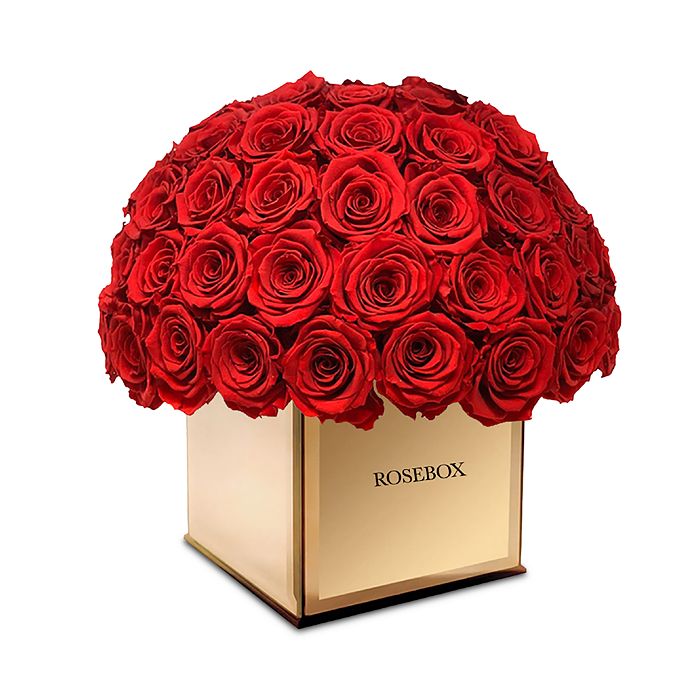 Rose Box NYC 80 Pc Amber Mirror Box | Bloomingdale's