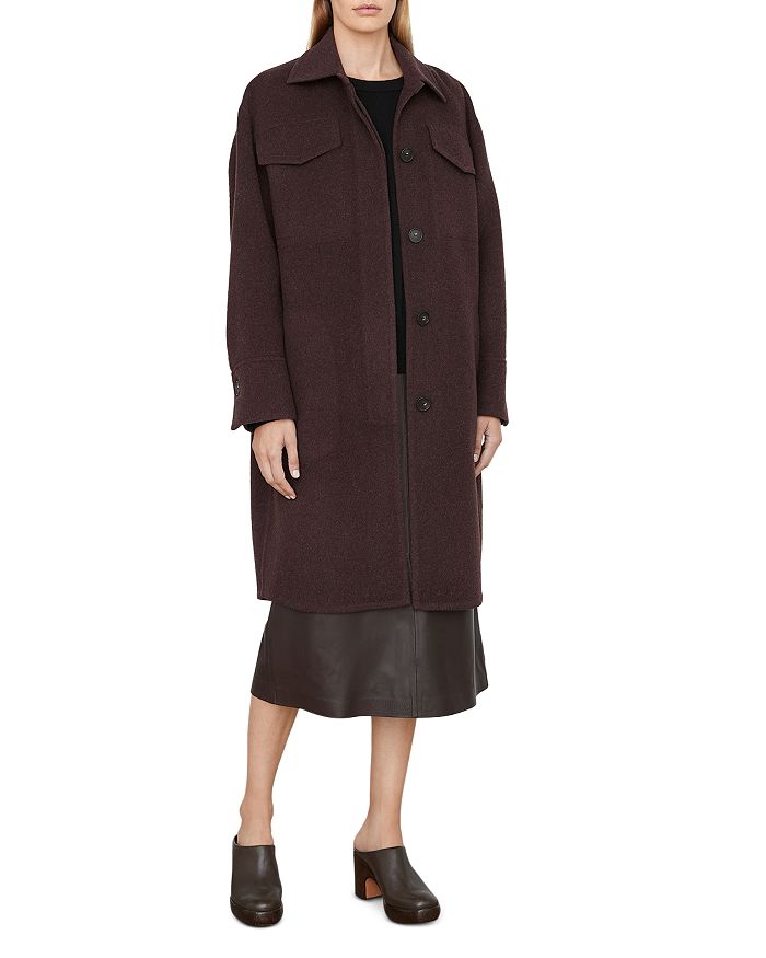 Vince Double Wool Shirt Coat | Bloomingdale's
