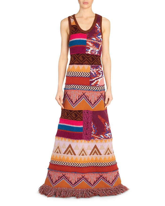 Etro Patchwork Knit Dress | Bloomingdale's
