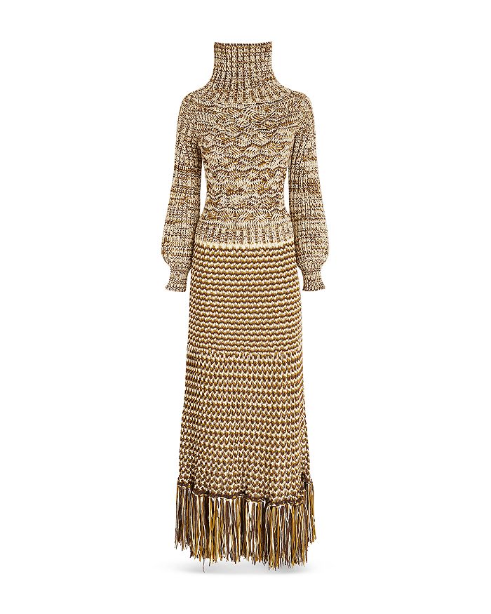 Etro Turtleneck Textured Knit Dress | Bloomingdale's