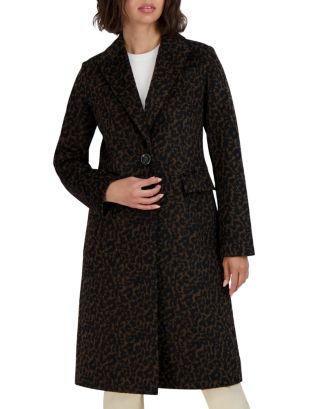Tahari Notched Collar Topper Coat | Bloomingdale's