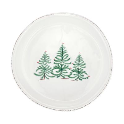 Vietri Lastra Holiday Pie Dish