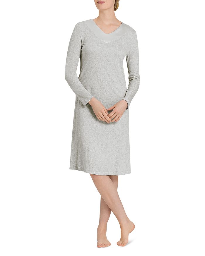 Hanro Mira Long Sleeve Nightgown | Bloomingdale's